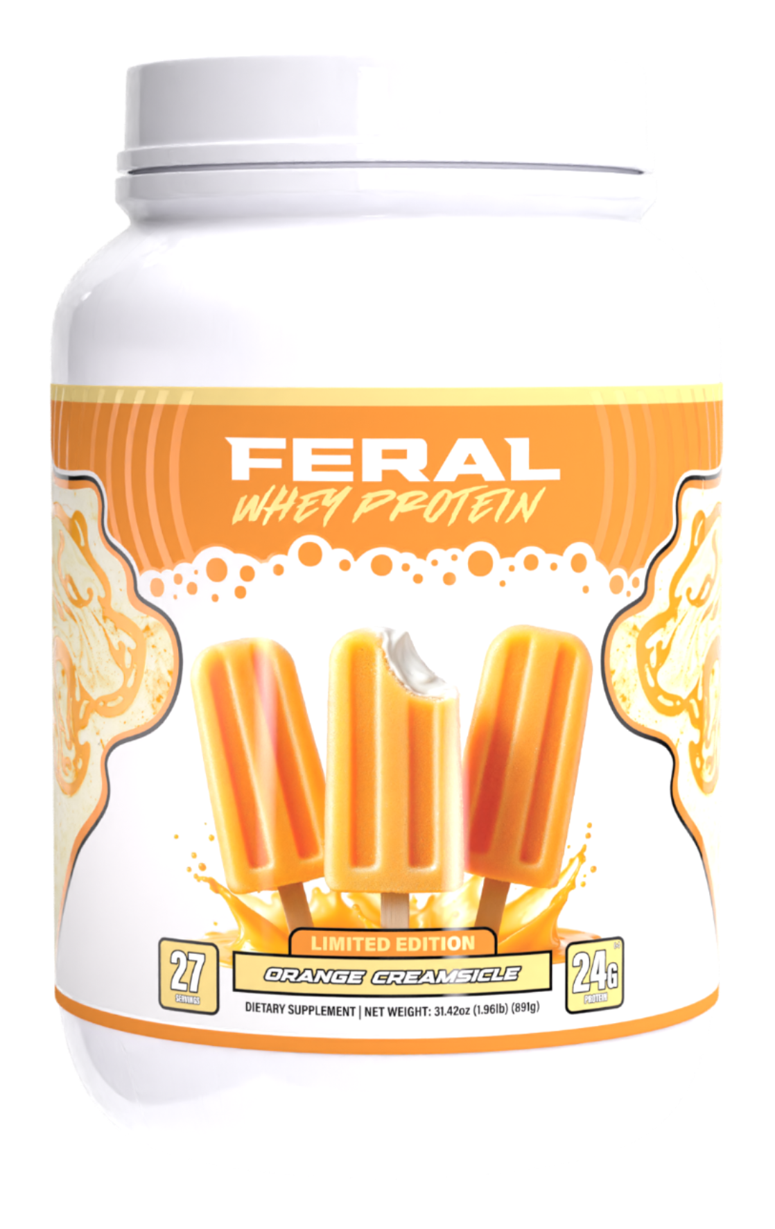 FERAL WHEY "LIMITED EDITION" Orange Creamsicle – Feral Supplements