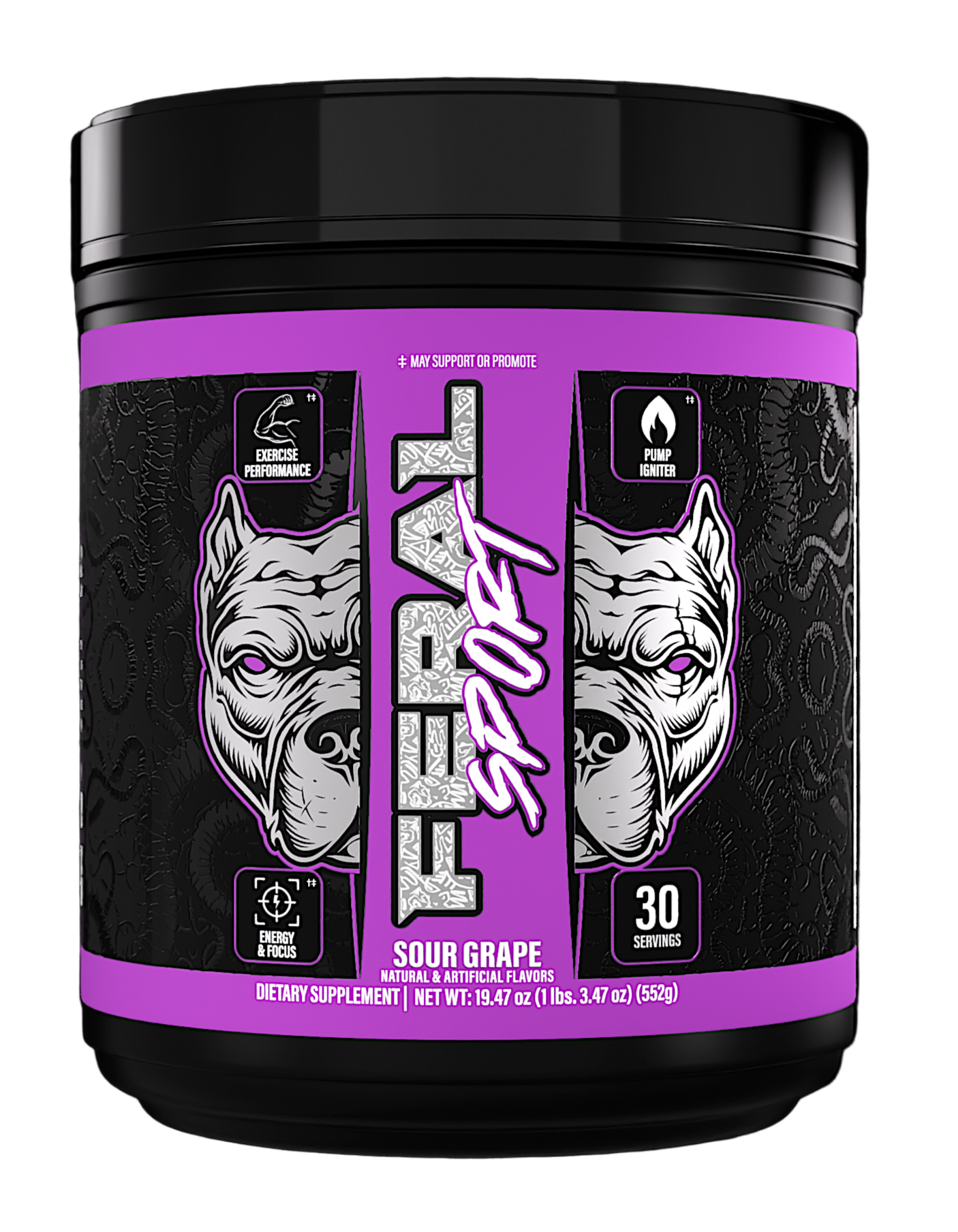 FERAL SPORT - - "PRIMAL" - - PRE WORKOUT – Feral Supplements